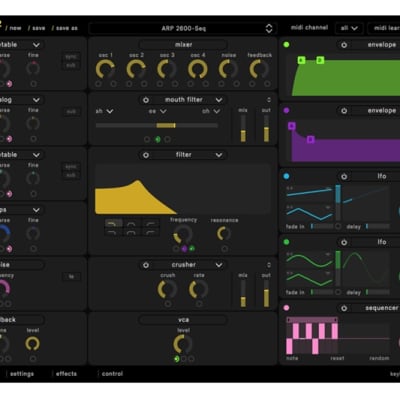 Future Audio Workshop Circle² Synthesizer | Reverb