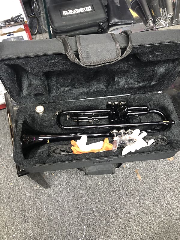 Mendini MTT-BK Trumpet J19030928 - Black | Reverb