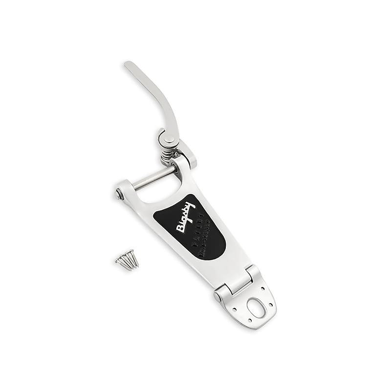 Bigsby B6 USA Tailpiece, short hinge plate, Chrome | Reverb