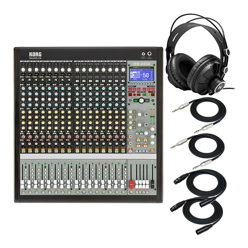 Korg SoundLink MW2408 24-Channel 8-Bus Hybrid Analog/Digital | Reverb