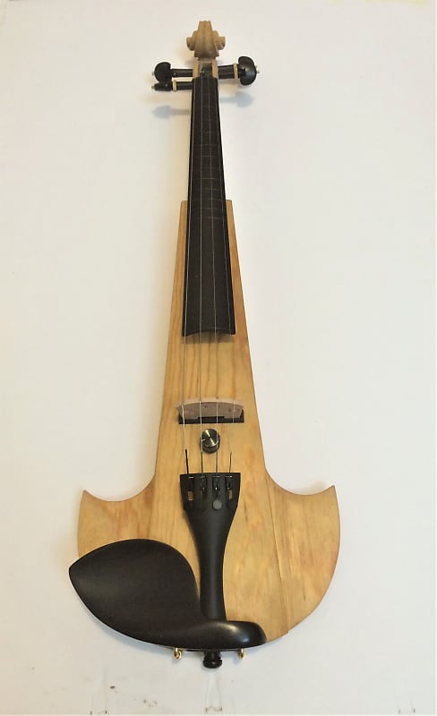 Violin. Salvaged build! Electric fiddle with mini frets. See | Reverb