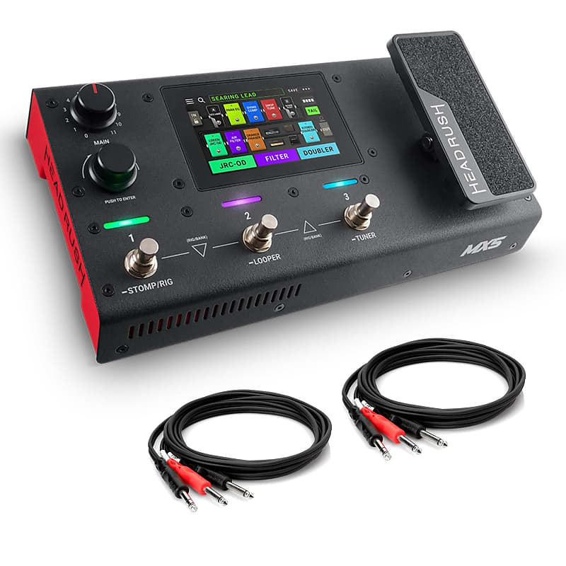 HeadRush MX5 Guitar Pedal Bundle with Hosa STP-202 Insert | Reverb