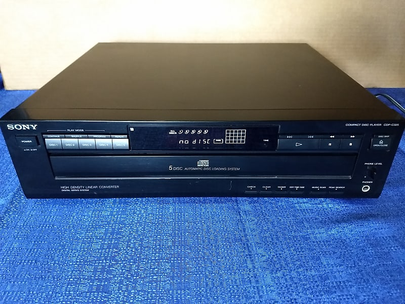 Sony CDP-C325 5 Disc CD Player and Changer W/ Remote | Reverb