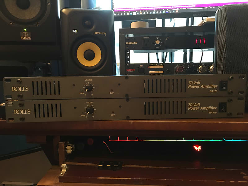 Rolls RA170 70v Amplifier | Reverb