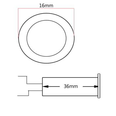 1/4" Mono/Stereo Input Jack Socket Long Barrel for | Reverb Ireland
