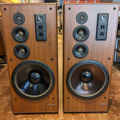 Infinity SM-152 Floor Standing Speakers - Walnut Finish - | Reverb