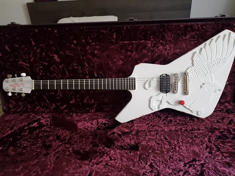 McSwain Guitars Gryphon 2021 White ("Road Worn") | Reverb