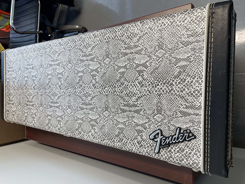Fender Rare Snakeskin Hardshell Case 1990s | Reverb