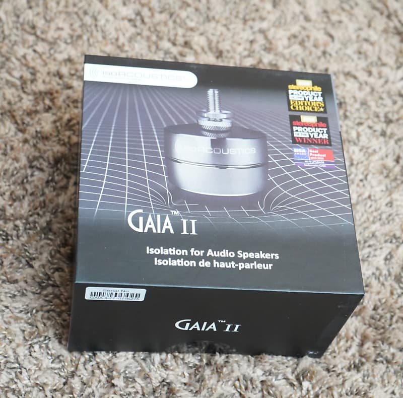 IsoAcoustics Gaia II Isolation Feet for Speakers & Subwoofers | Reverb