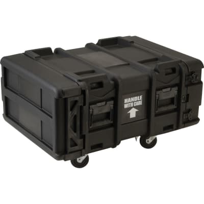 SKB 24" Deep 4U Industrial Shock Mount Rack Case w/ Casters | Reverb