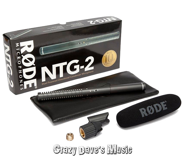 RODE NTG-2 Dual Powered Directional Condenser Shotgun | Reverb UK