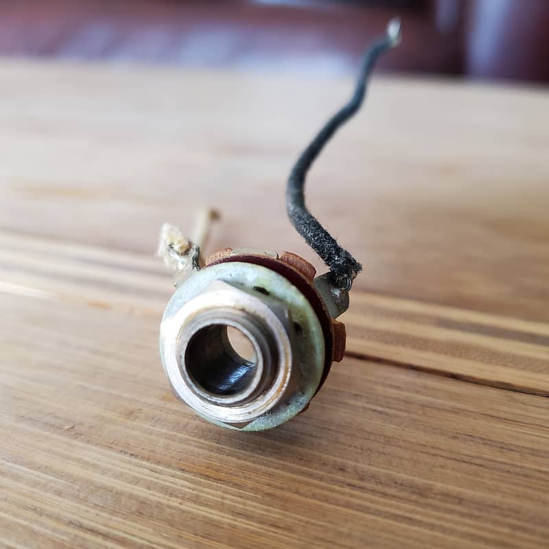 1952 Fender Switchcraft Jack || Telecaster Esquire Precision | Reverb