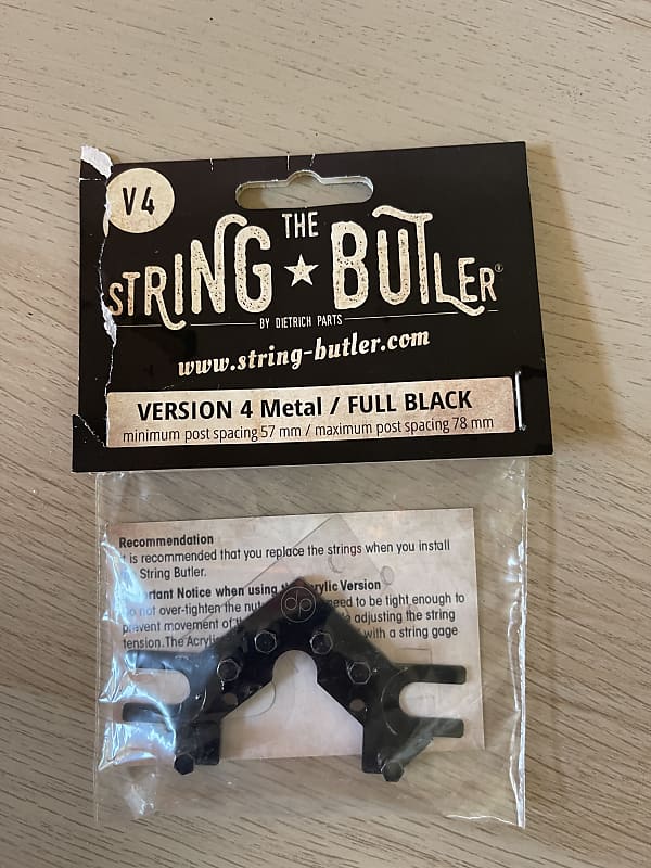The String Butler V4 Black - Black | Reverb