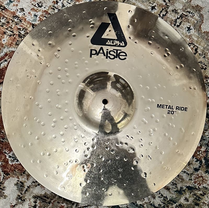 Paiste Cymbals Paiste 20" Alpha Metal Ride Cymbal - Brillant | Reverb