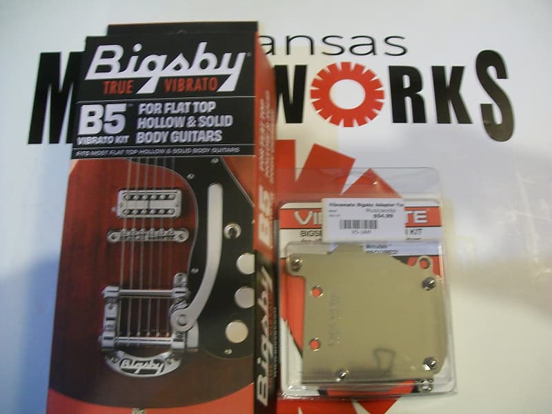 Bigsby B5 With Stainless Vibramate V5 For Jazzmaster/Jaguar | Reverb