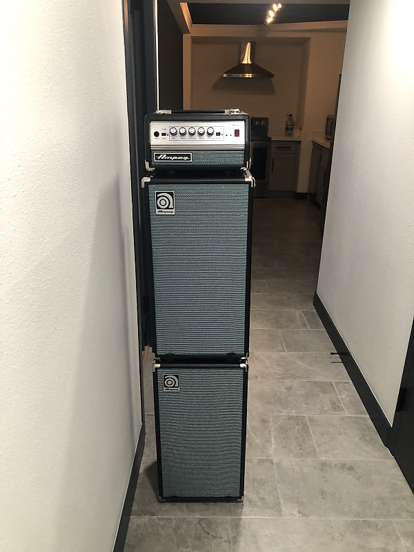 Ampeg Micro VR with two 2x10 AV Cabinets 2022 Vintage/Silver | Reverb