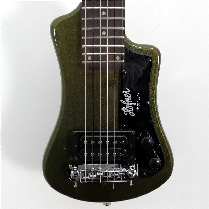 Hofner HCT-SH Shorty Electric Travel, Green, Ex-Display | Reverb