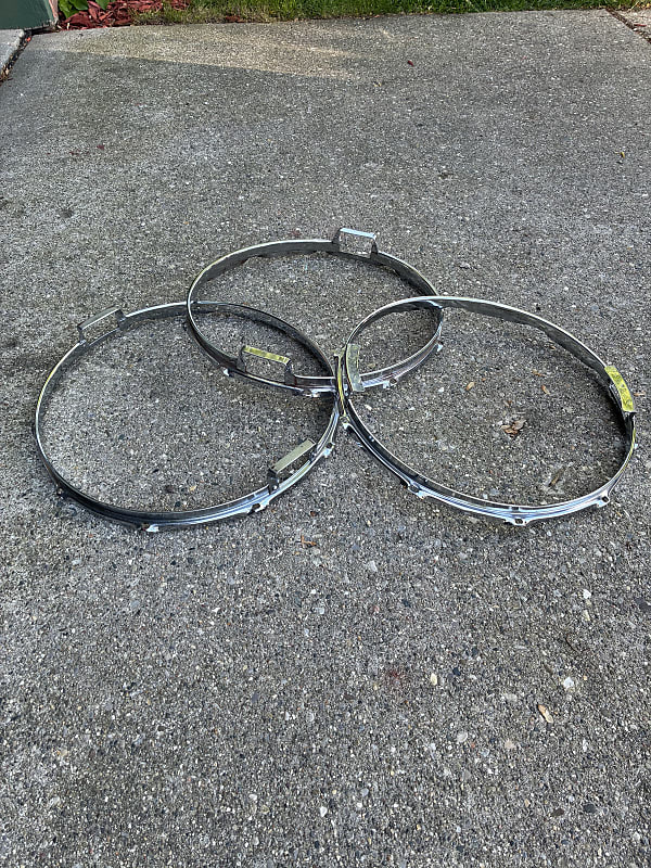 Tama Snare Side Hoops 199? - Chrome | Reverb