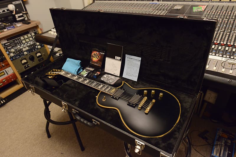 ESP Artist Owned Eclipse Satin Matte Black EMG 81 60 USA | Reverb