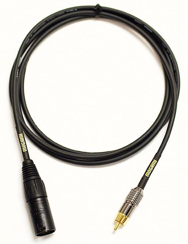 Mogami Gold XLRM-RCA-06 Unbalanced Audio Adapter Cable, RCA | Reverb