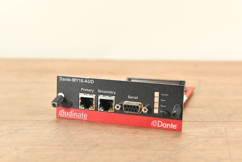 Audinate Dante-MY16-AUD 16-Channel Dante Network I/O Card | Reverb