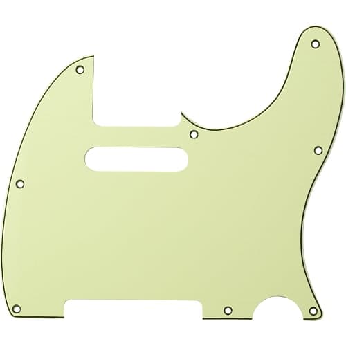 Mint / Black / Mint Pickguard - Tele® style, 3-Ply, 8 Hole | Reverb