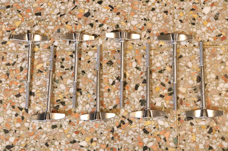 Ludwig Standard 4" Chrome T Rods 8pk Vintage 1960's -70's | Reverb UK