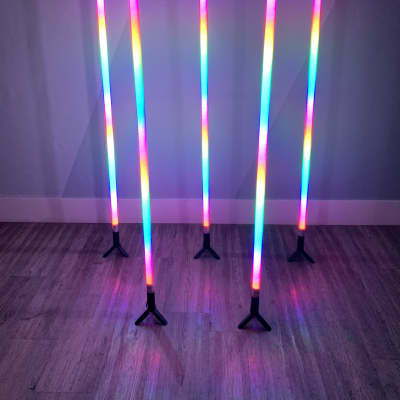 RGB LED Wireless Rechargeable 50" Tube Light for Photo Video | Reverb