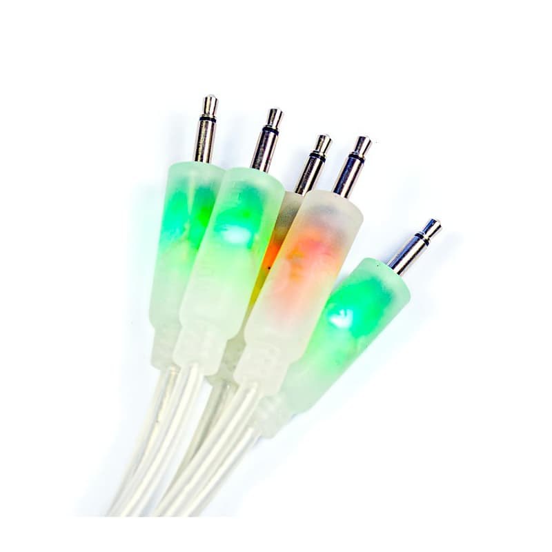 Led Cv Patch Cables Eurorack Modular Test Leads, 5-Pack | Reverb