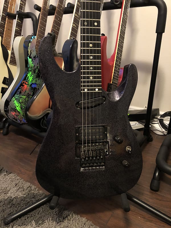 Kramer ProAxe Standard 1989-90 - Black Sparkle | Reverb