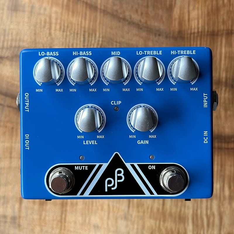 PJB PE-5 Pedal 5 Band EQ Pre-Amp, Direct Box, & Signal | Reverb