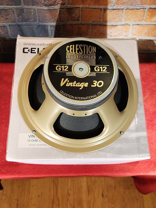 Celestion G12 Vintage 30 12" 60-Watt 16ohm Guitar Amp Speaker | Reverb