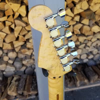Musikraft Fender Guitar Neck Floyd Rose - Birds Eye Flamed | Reverb