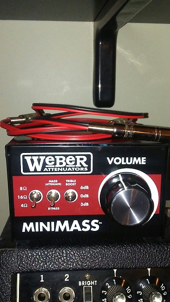 Weber Minimass 50 Watt Recent Black | Reverb
