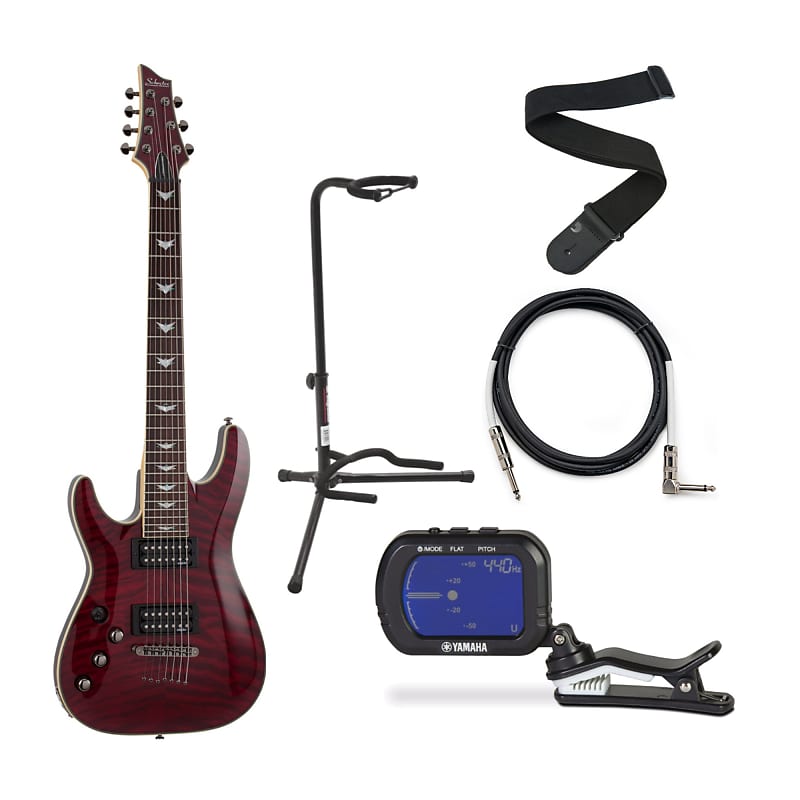 Schecter Omen Extreme 7-String Electric Guitar (Left-Handed, | Reverb