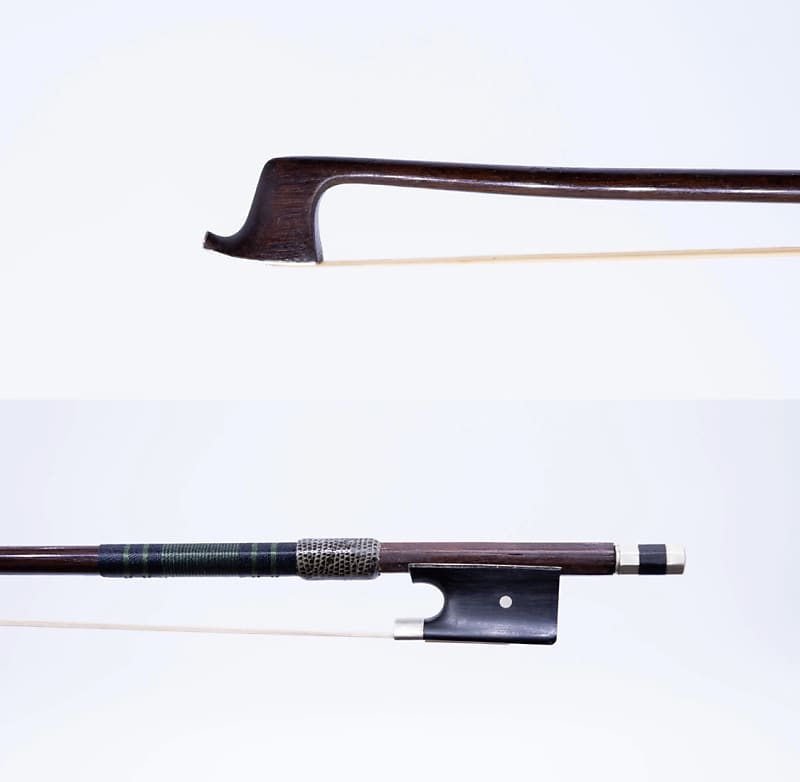 19th Century Violin Bow Knopf Workshop 1860-1880 Silk lapping | Reverb