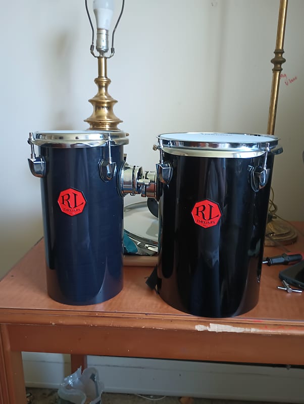RL Drums Octobans 2024 - Black Gloss Acrylic | Reverb