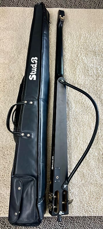 Vintage Stud B Electric Upright bass - Stick bass with gig | Reverb