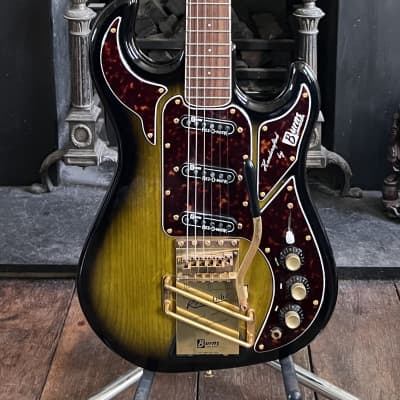Burns Custom Shop Legend 2004 Green Burst | Reverb