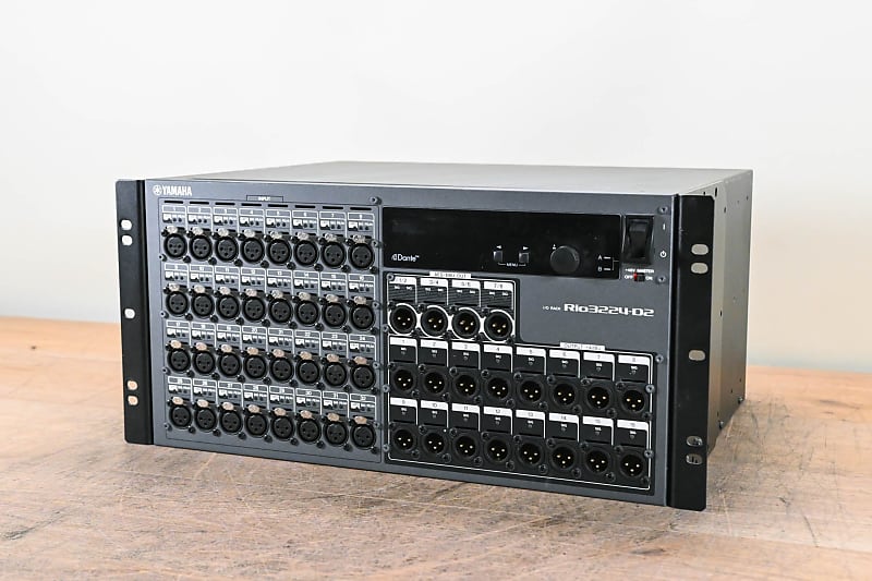 Yamaha Rio3224-D2 32-input / 24-output Dante Stage Box | Reverb