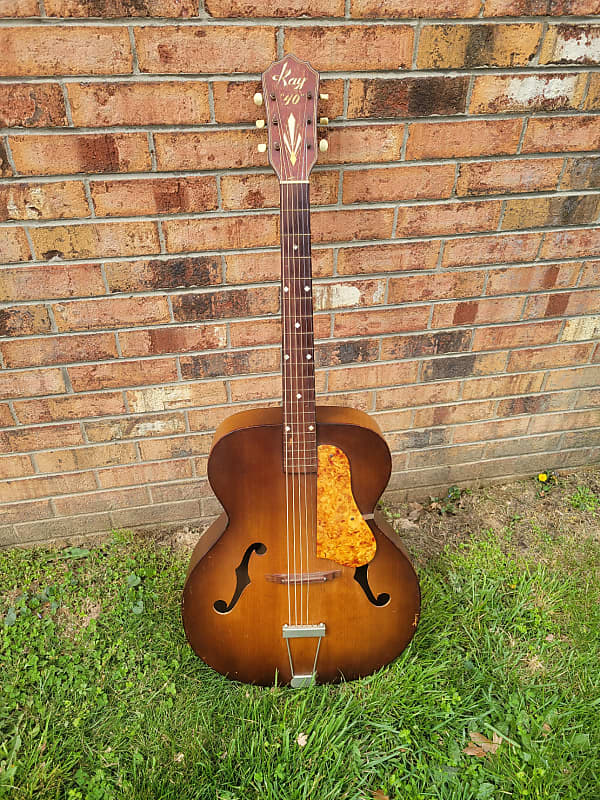 1940's Kay Model 40 Archtop Acoustic Guitar Great Player & | Reverb