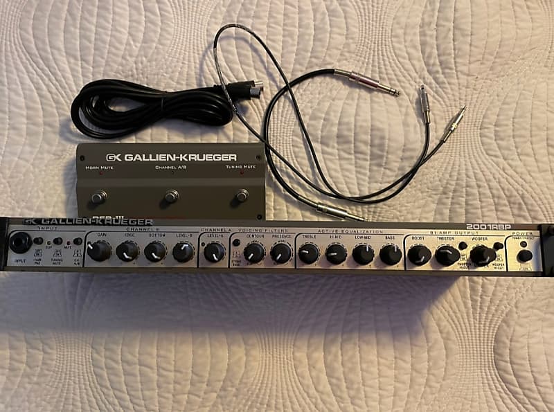 Gallien-Krueger 2001RBP 1U Rackmount Bass Preamp | Reverb
