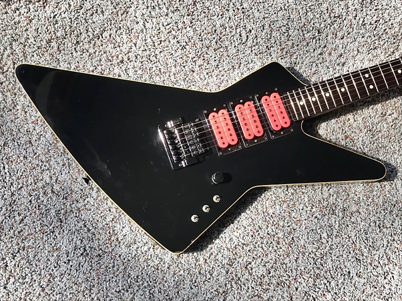 3 Pickup Humbucker Jackson Charvel Black 1984 San Dimas | Reverb