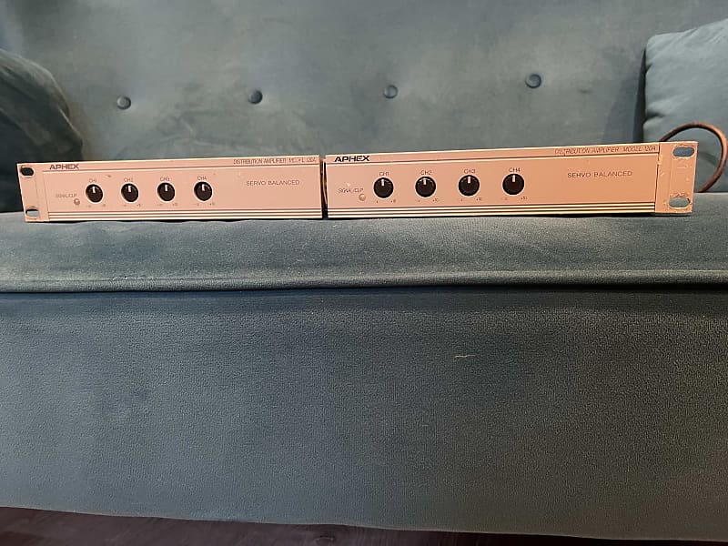 Aphex 120A Pair distribution amplifier 2x8 xlr balanced | Reverb
