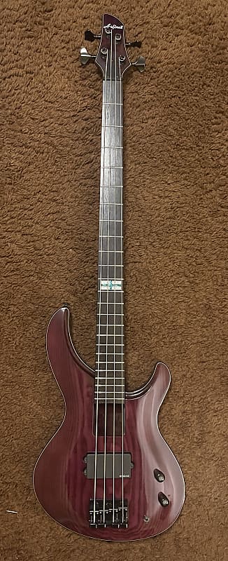 Aria Pro Ii Integra Igb Neo 2010 See Through Purple Emg Mm Hz Reverb