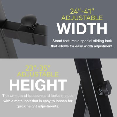 Knox Gear Z-Style Adjustable Keyboard Stand - Sturdy Height & | Reverb