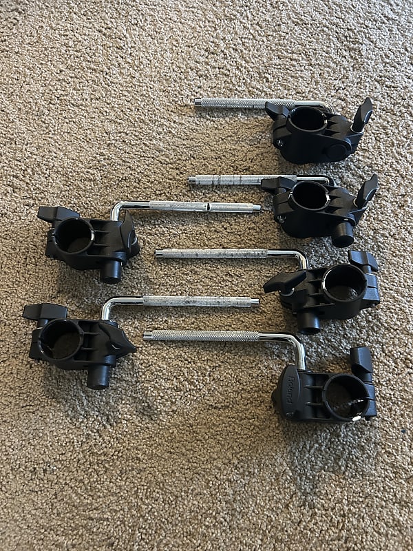(12) Pcs Roland Rack Clamp w/ L Arm - Clamps W/O L-Arm | Reverb