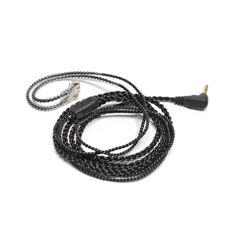 CTM IEM Replacement Cable 50" | Black | 2-Pin Connector | by | Reverb
