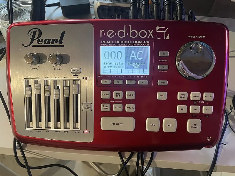 Pearl Redbox E-Pro Drum Module with Extras | Reverb