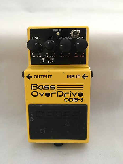 Boss Bass Overdrive ODB-3 w/Monte Allums Mod | Reverb UK